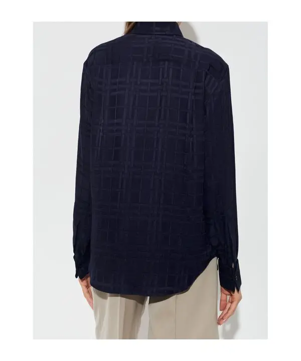Burberry Long Sleeved Checked Shirt