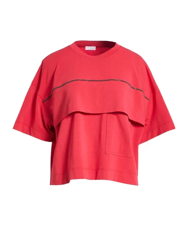 Brunello Cucinelli Solid Color T-shirts