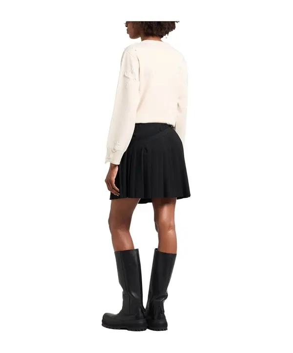 MAISON MARGIELA Stretch Twill Pleated Skirt