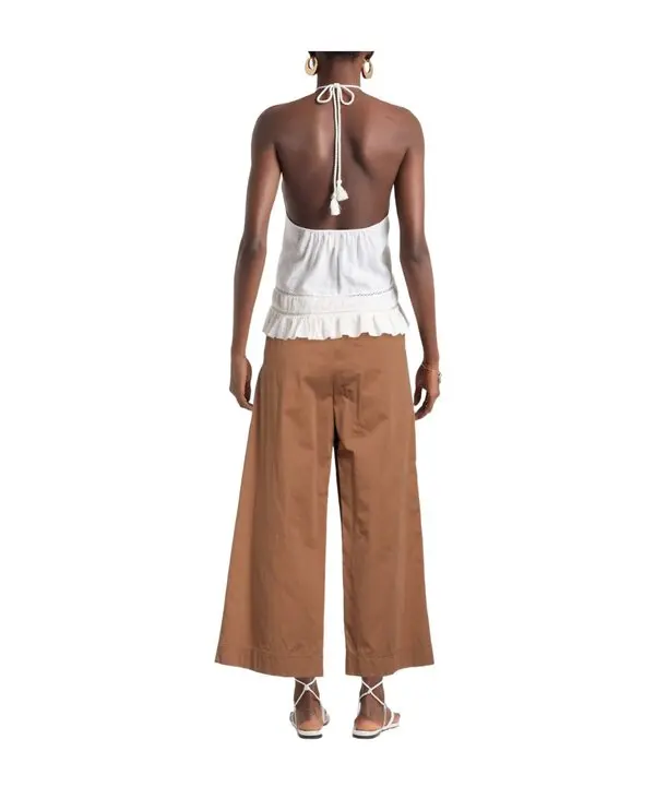 Max Mara Solid Color Casual Trousers