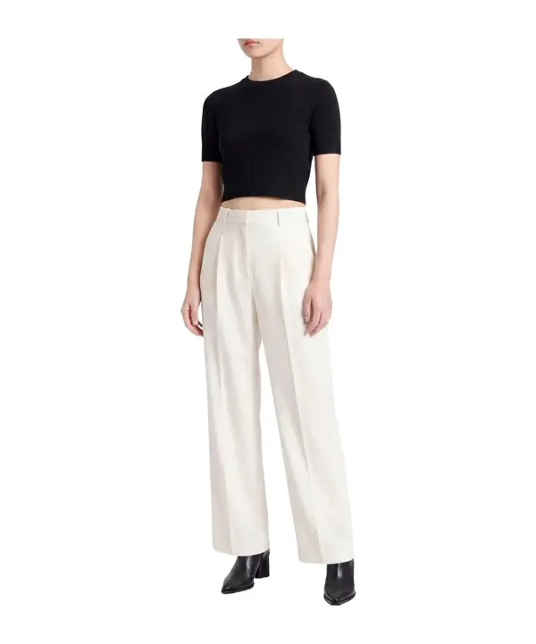 Sportmax Solidcolor Knit Shortsleeve Top