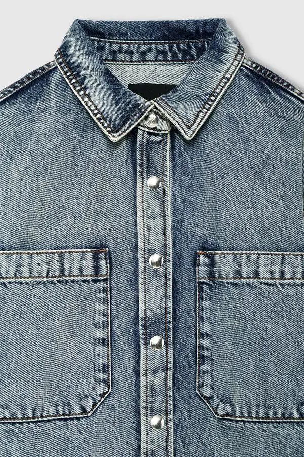 ANINE BING Long-sleeve Denim Jacket