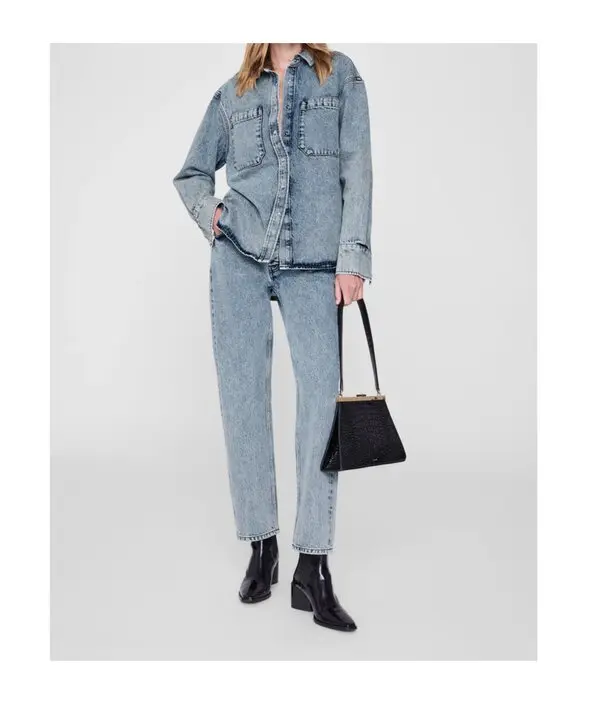 ANINE BING Long-sleeve Denim Jacket