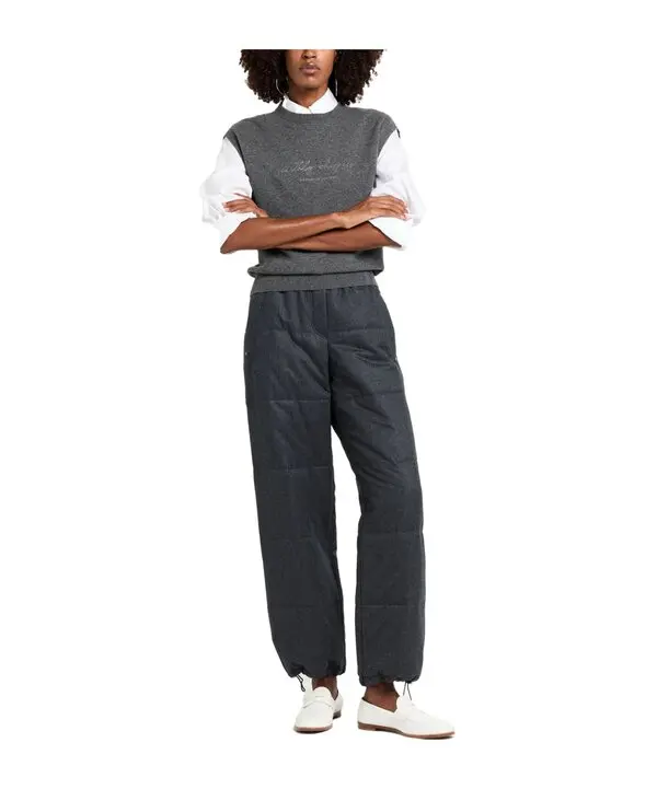 Brunello Cucinelli Solid Color Casual Trousers