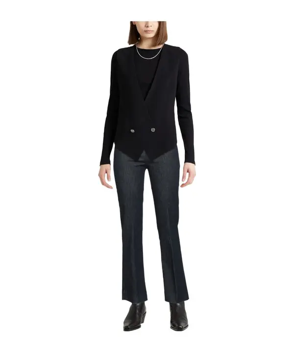 Max Mara Solid Colour Bootcut Jeans