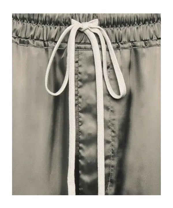 Rick Owens Solidcolor Satin Trousers