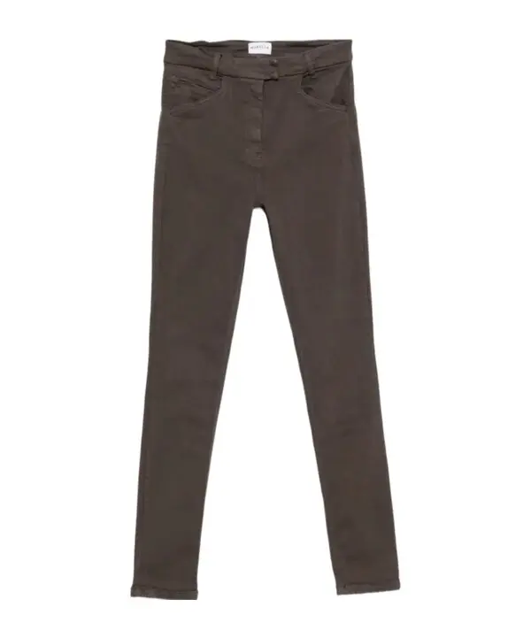 Marella Tapered Casual Trousers With Zippers