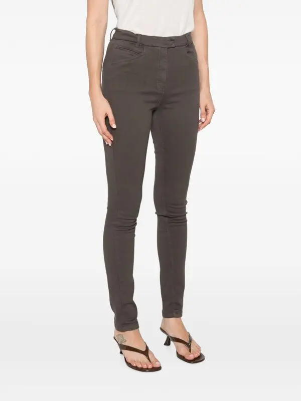Marella Tapered Casual Trousers With Zippers
