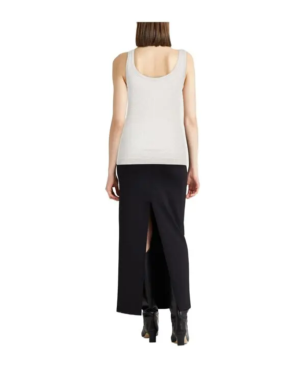 Brunello Cucinelli Solidcolor Sleeveless Top