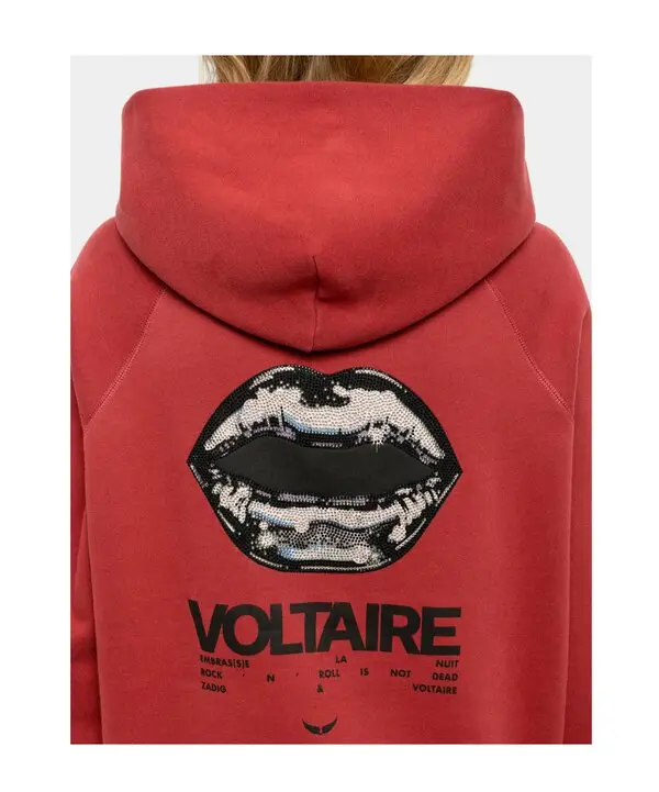 Zadig&Voltaire Georgy Mo Tour Logo-embroidered Hoodie