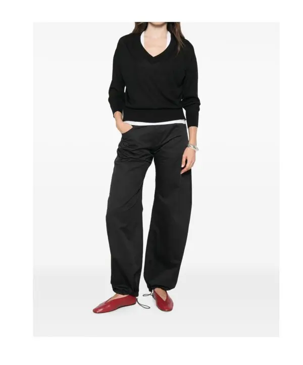 Marella V-neck Long-sleeve Knit Top