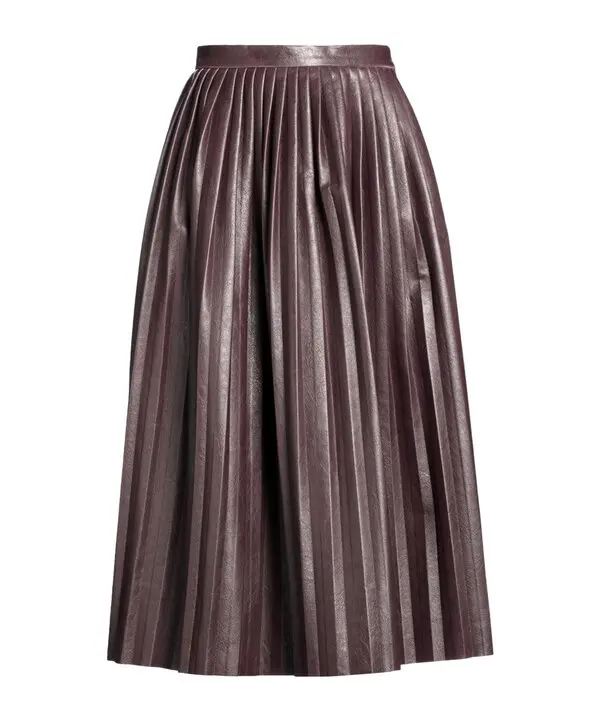 MAISON MARGIELA Solidcolor Pleated Skirt