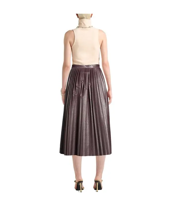 MAISON MARGIELA Solidcolor Pleated Skirt