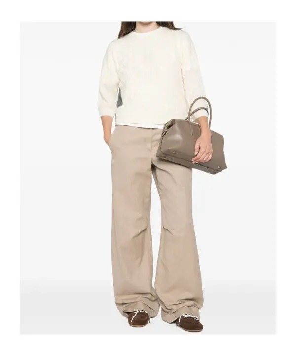 Marella Crew-neck Cable-knit Sweater