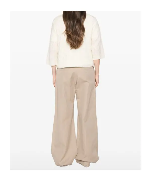 Marella Crew-neck Cable-knit Sweater