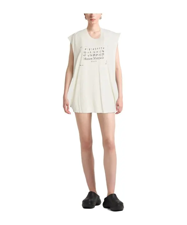 MAISON MARGIELA Printed Sleeveless Tshirt