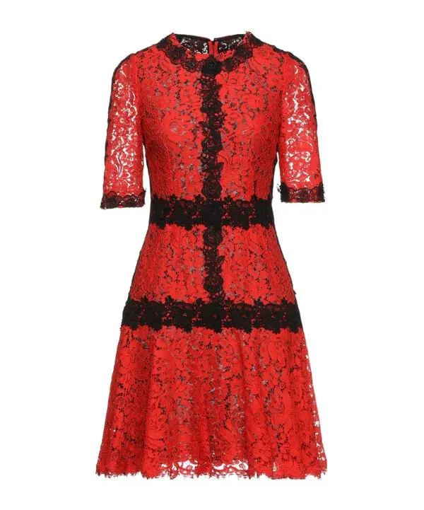 Dolce & Gabbana Short Dresses - Red