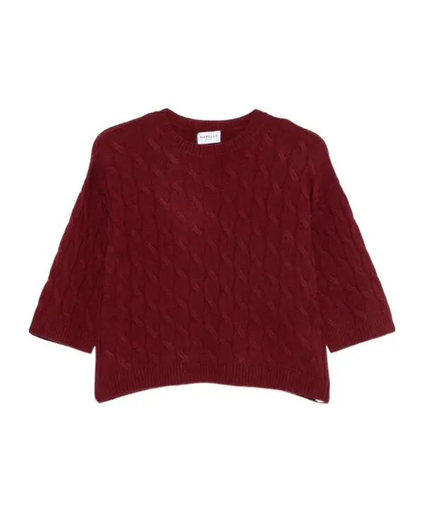 Marella Crew-neck Cable-knit Sweater