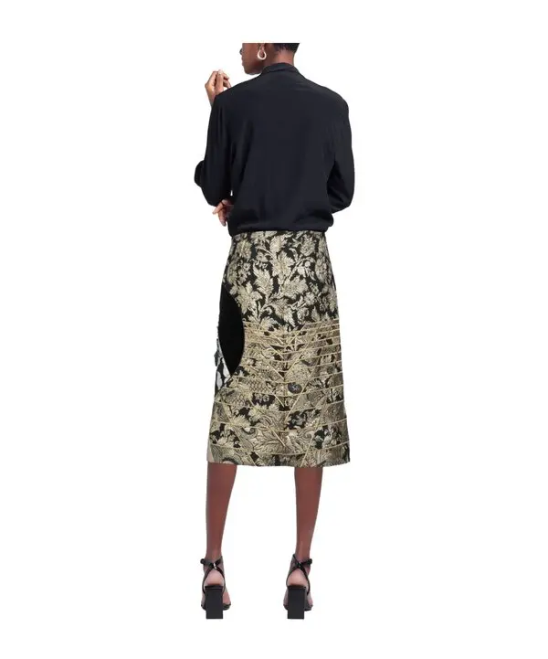Dolce & Gabbana Satin Jacquard Fullskirt