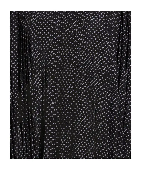 MAISON MARGIELA Polkadot Pleated Dress