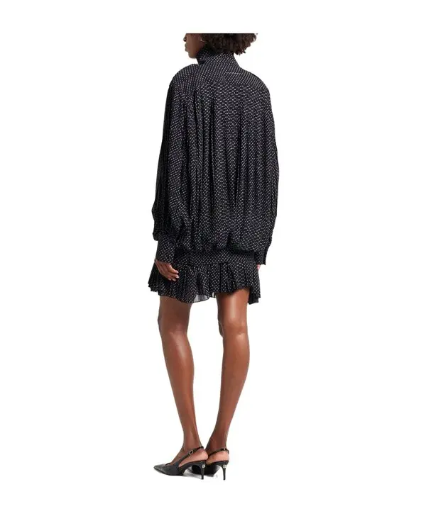 MAISON MARGIELA Polkadot Pleated Dress