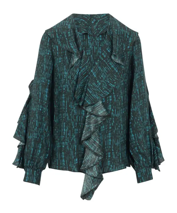 GIANLUCA CAPANNOLO Shirt With An Irregular Pattern