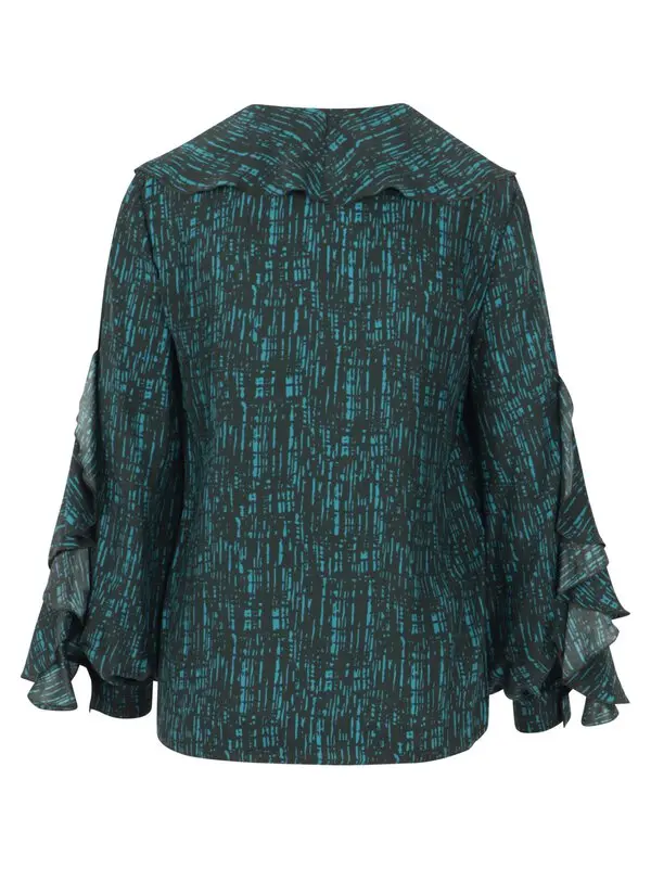 GIANLUCA CAPANNOLO Shirt With An Irregular Pattern