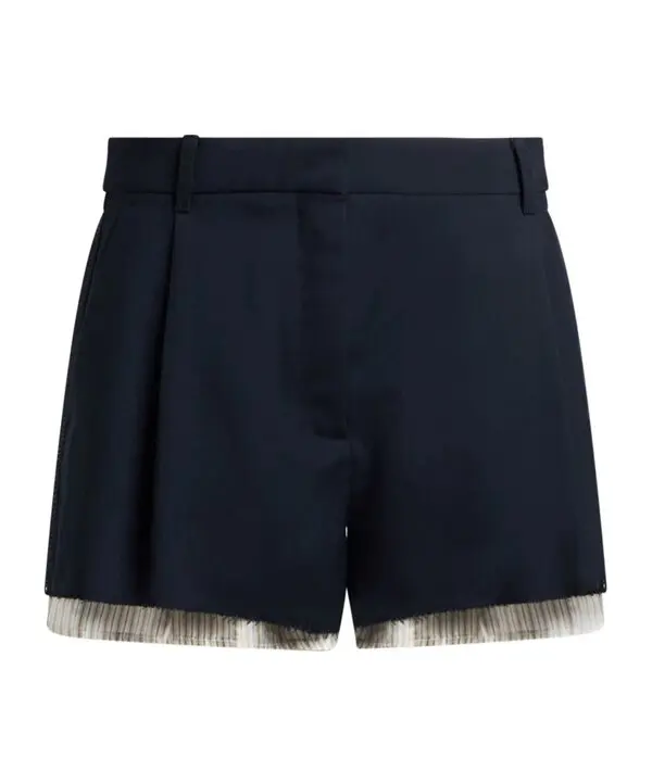 Marni Minimalist Wool Shorts