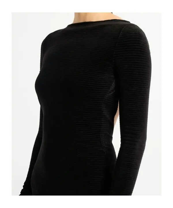Balmain Long Velvet Dress