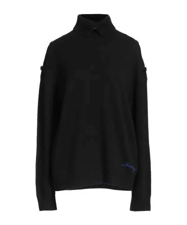 Burberry Solid Color Cashmere Jumpers