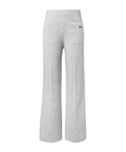 Victoria Beckham Wool And Cashmere Wide-leg Pants - Gray