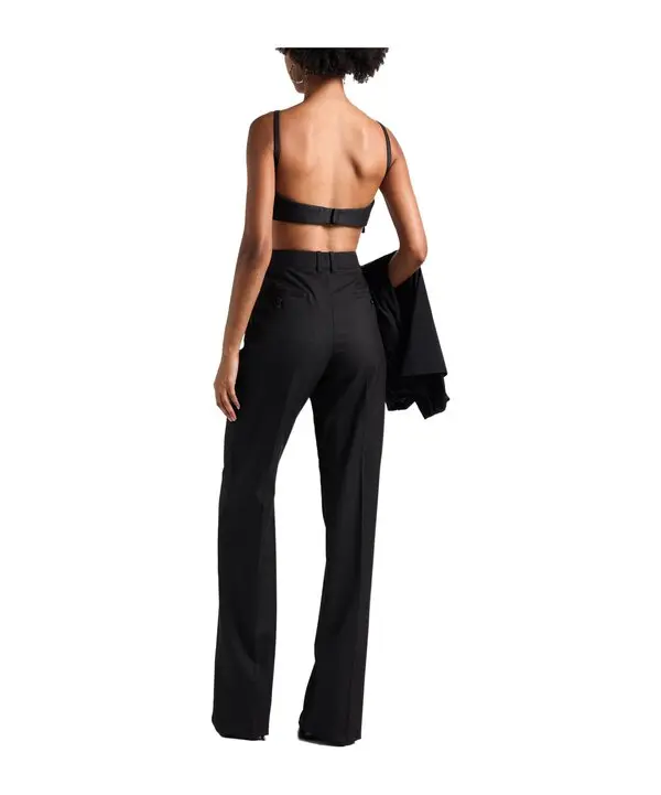 Saint Laurent Minimalist Straightleg Wool Trousers