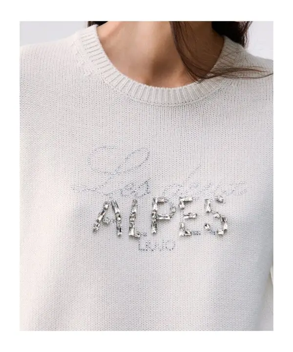 Liu Jo Gem-embroidered Sweater