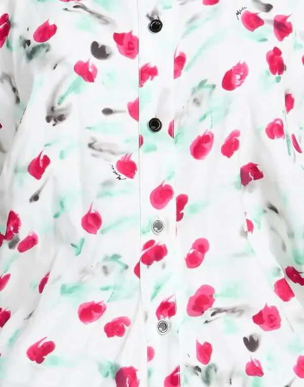Marni Floral-print Crepe Shirt Dress