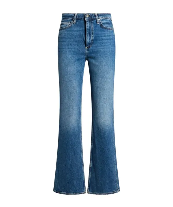 Rag & Bone Mediumblue Denim Flared Trousers