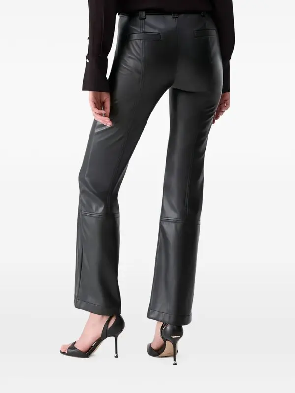 Liu Jo Faux Leather Wide-leg Casual Trousers