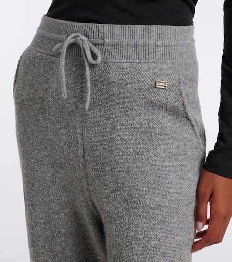Victoria Beckham Wool And Cashmere Sweatpants