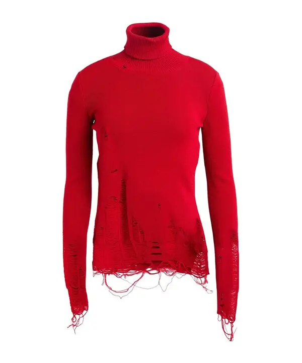 MAISON MARGIELA Solid Color Polo Neck Tops