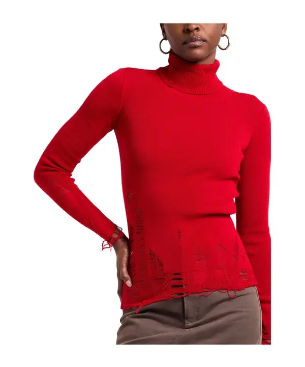 MAISON MARGIELA Solid Color Polo Neck Tops