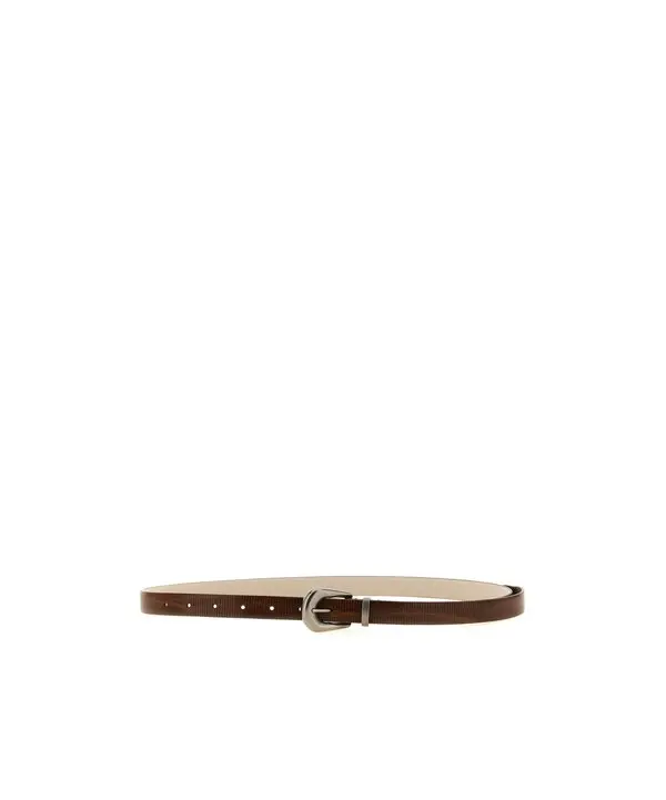 Brunello Cucinelli Carved Buckled Belt
