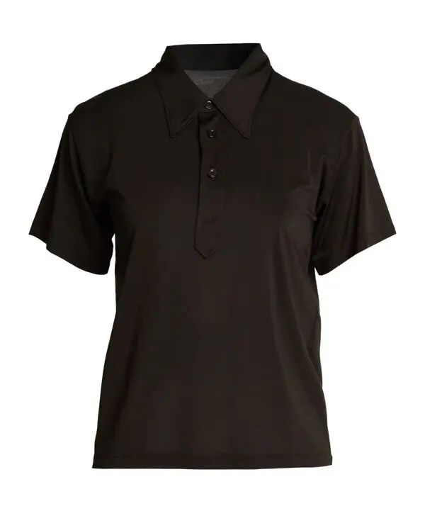 MAISON MARGIELA Solid Color Polo Shirts