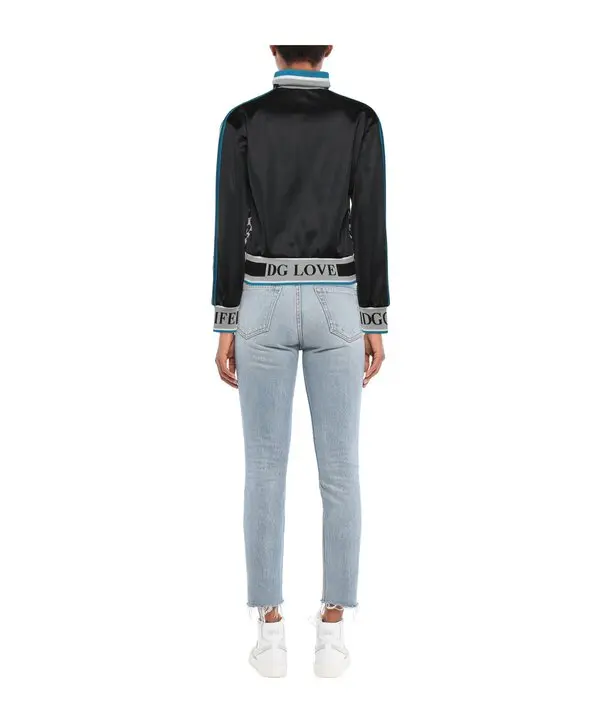 Dolce & Gabbana Leopardprint Fleecelined Turtleneck Coat