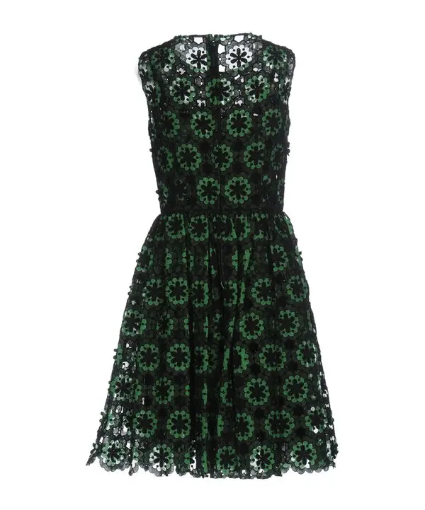 Dolce & Gabbana Twotone Lace Sleeveless Top