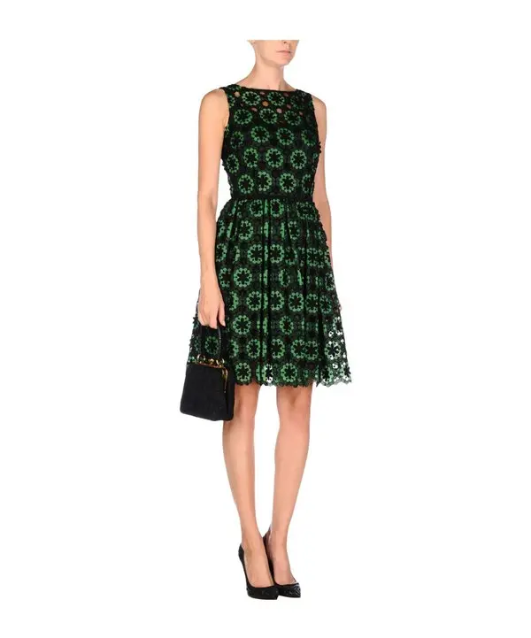 Dolce & Gabbana Twotone Lace Sleeveless Top