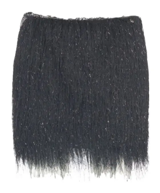 Liu Jo Fringed Mini Skirt - Black
