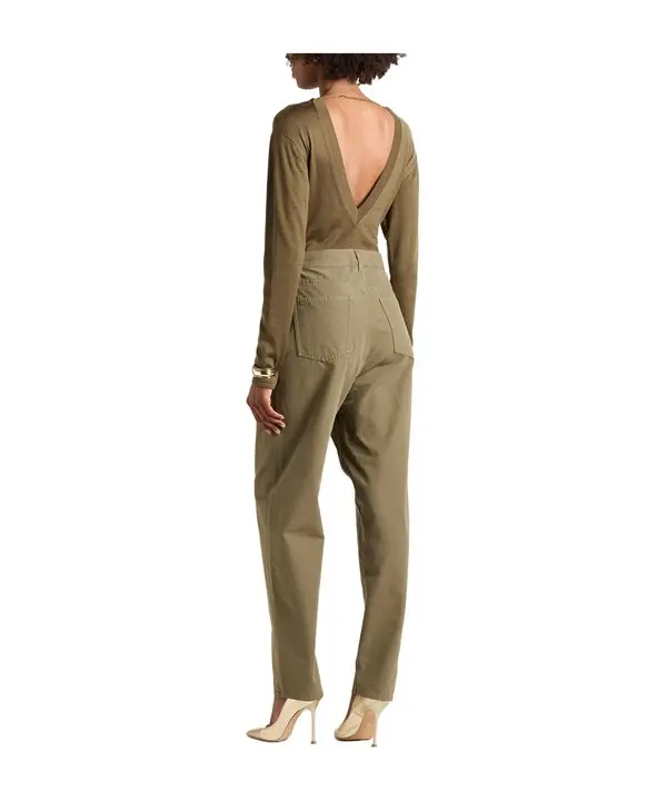 Saint Laurent Solid Color Bodysuits