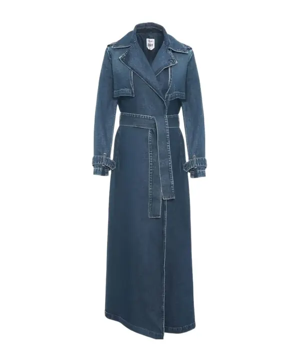 Liu Jo Belted Denim Trench Coat