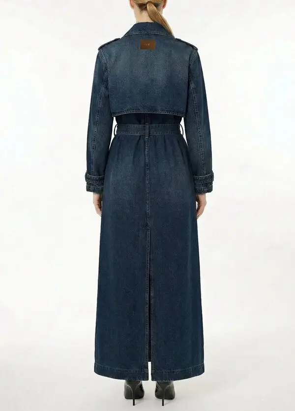 Liu Jo Belted Denim Trench Coat