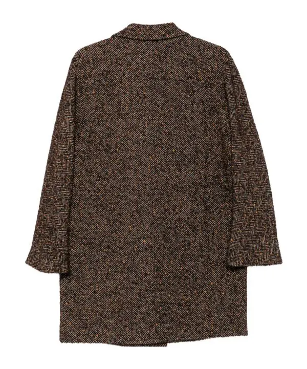 Seventy Double-breasted Long-sleeved Coat