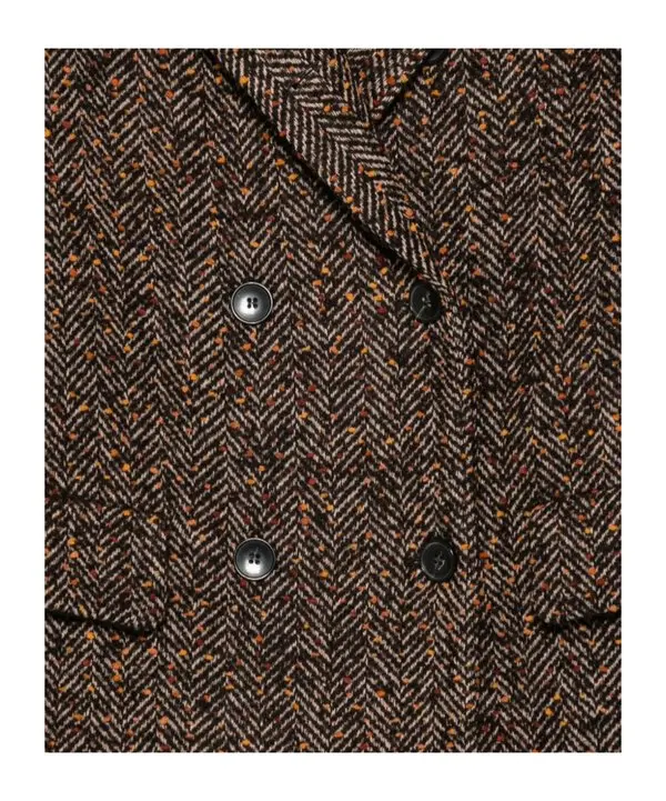 Seventy Double-breasted Long-sleeved Coat